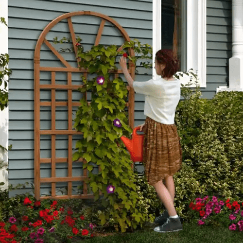 Vinyl Garden Trellis Arch Savannah Vinyl Trellis – Outdoor Space