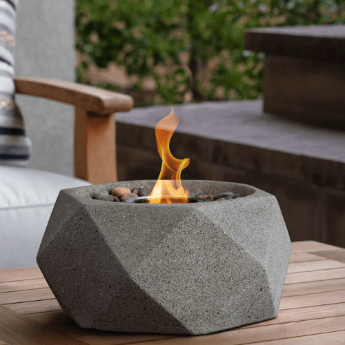 Tabletop Geo Fire Bowl – Outdoor Space Designs