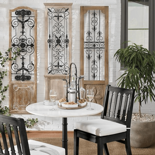 Vintage Gate Wall Art – Outdoor Space Designs